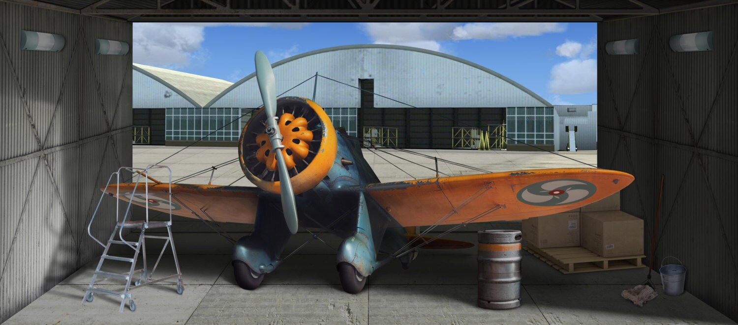 Aircraft P-26A Peashooter Outdoor Decoration Military Army | Etsy