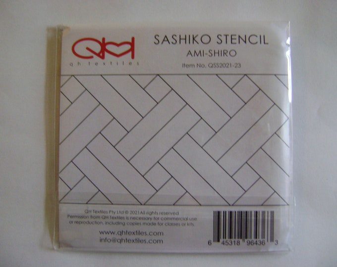 NEW Sashiko Clear Plastic Stencils/set of Two/ami-shiro Pattern - Etsy