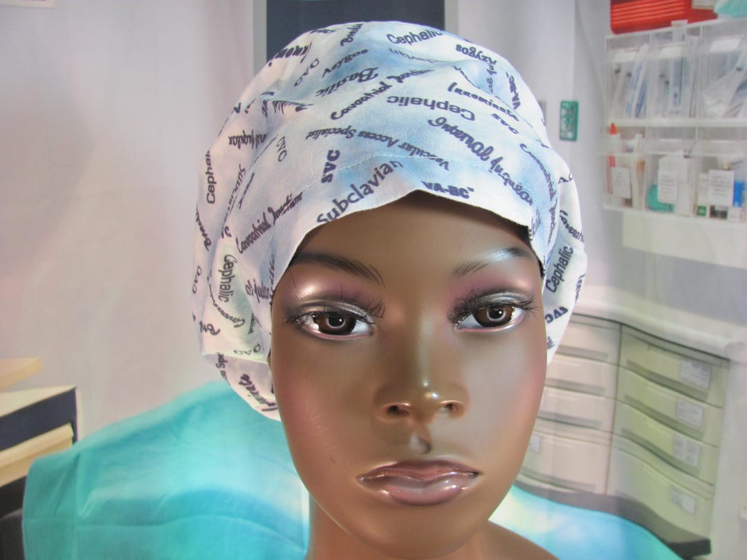 Euro Style Scrub Hat Vascular Access - Etsy