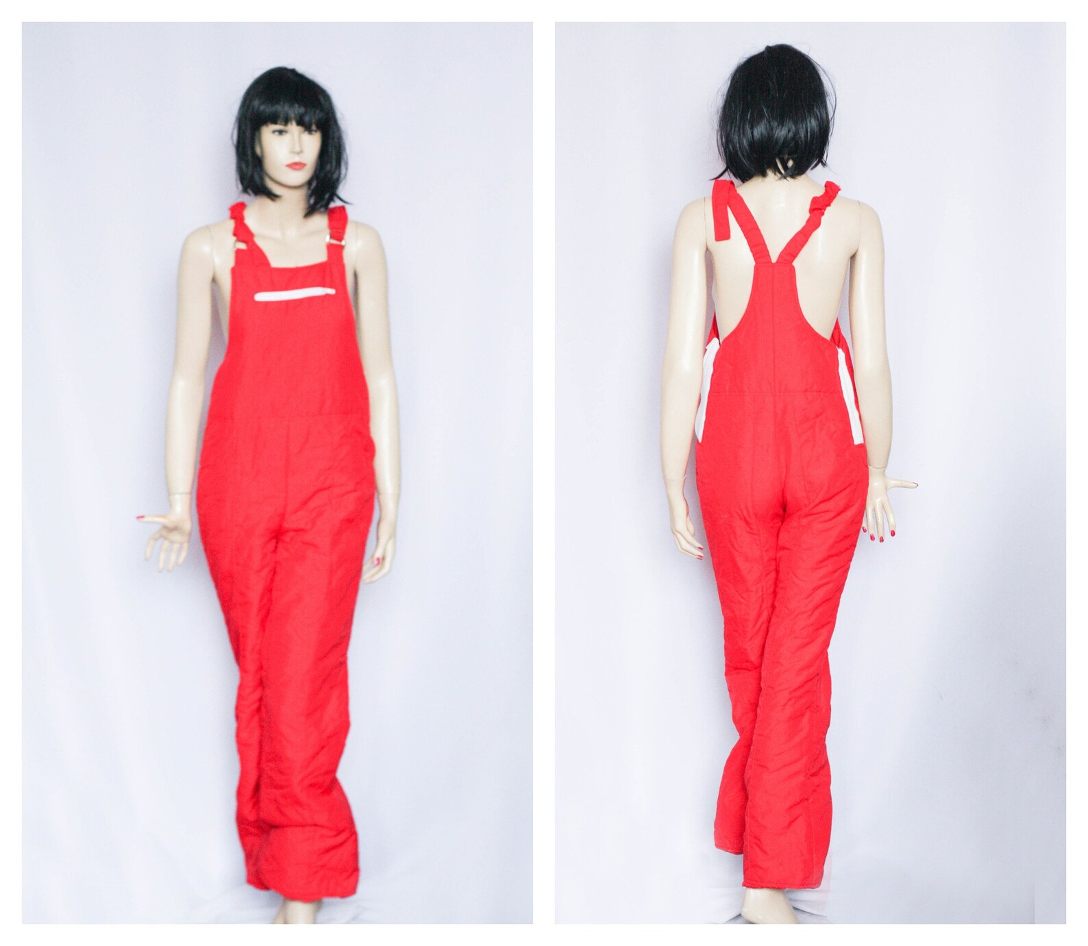 Red Ski Suit Ski Pants Ski Trousers Warm Pant Snow Pants - Etsy