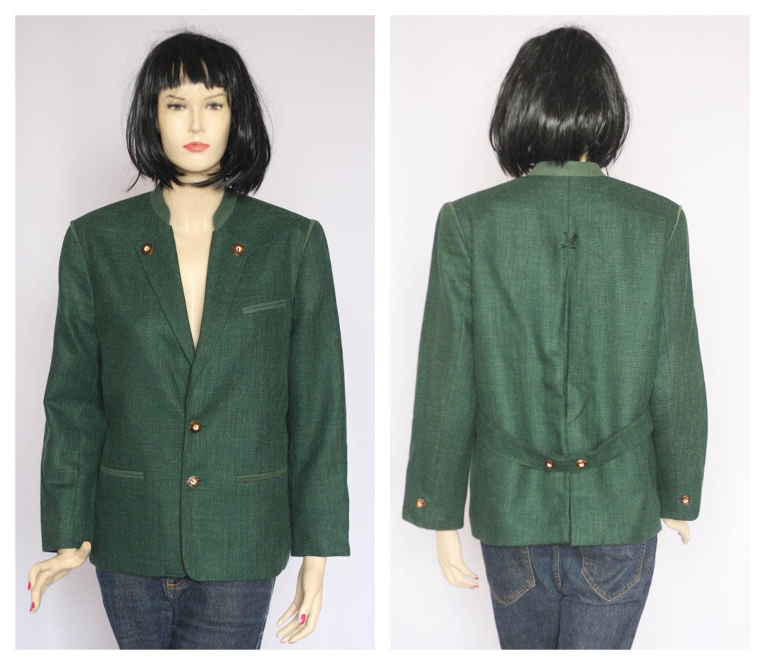 German Blazer Wool Blazer Oktoberfest Jacket Trachten Jacket Alpine ...