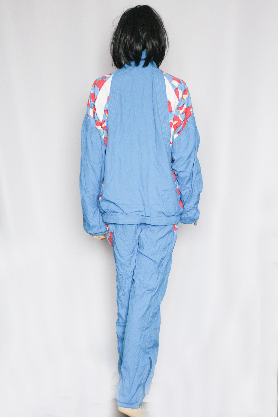 Blue Track Suit Womens Sport Suit Ladies Windbreaker Track Jacket Track ...