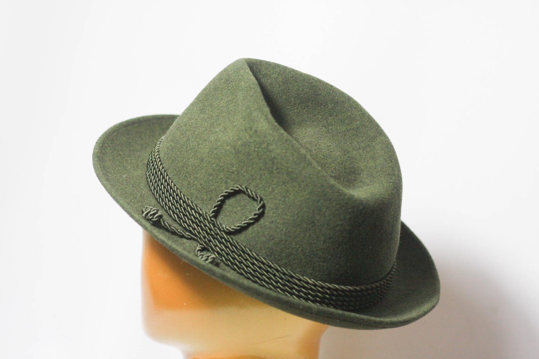 Oktoberfest German Hat Bavarian Hat Men's Fedora Size Small Green Hat ...