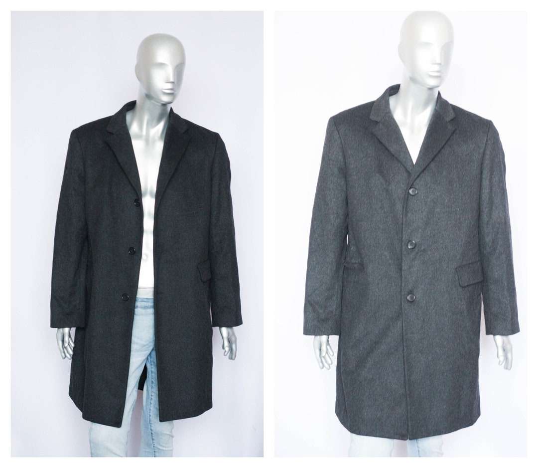 Italian Wool Coat Men's Coat Luxury Coat Classic Coat Overcoat Warm ...