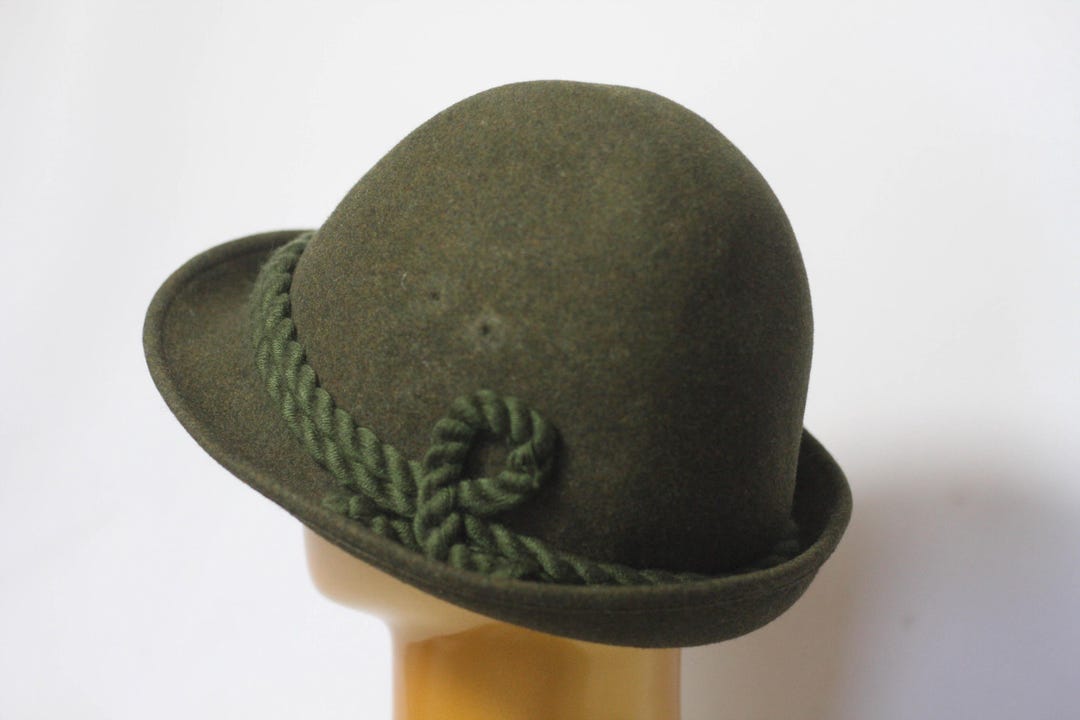 Oktoberfest German Hat Bavarian Hat Men's Fedora Size Small Green Hat ...