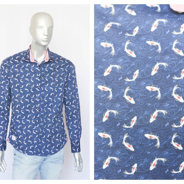 Mens Fish Print Shirts - Etsy