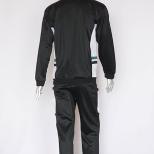 Vintage Athletic Track Suit Womens Sport Suit Black Suit Mens ...