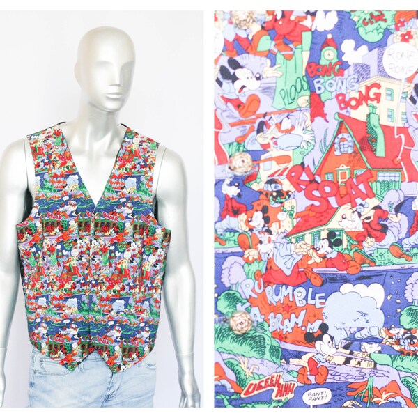 Mickey Mouse Vest - Etsy