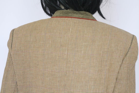 100% linen German blazer Oktoberfest jacket Trachten … - Gem