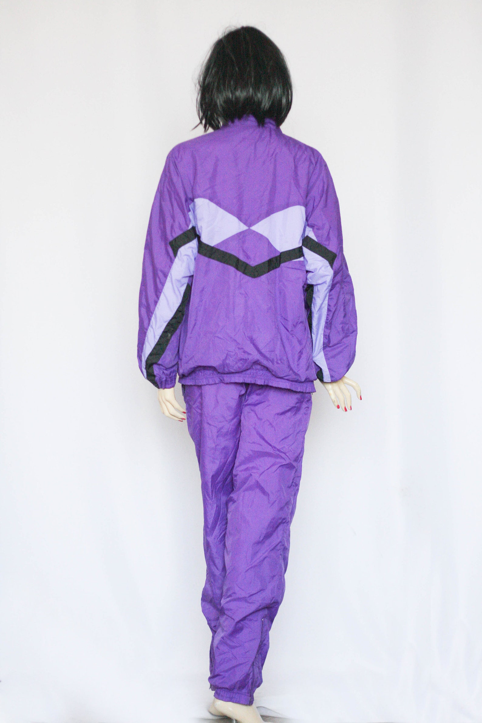 Vintage Track Suit Womens Sport Suit Purple Suit Ladies - Etsy