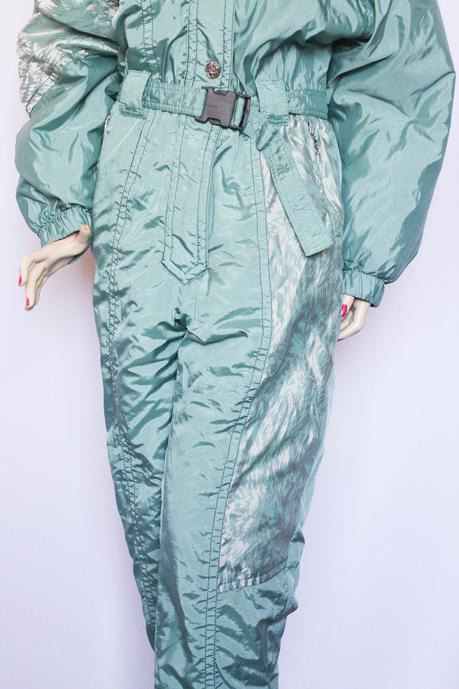 Vintage Turquoise Suit Ski Siut Womens Suit Snow Suit Winter - Etsy