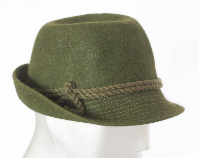 Oktoberfest German Hat Bavarian Hat Men's Fedora Size Small Green Hat ...