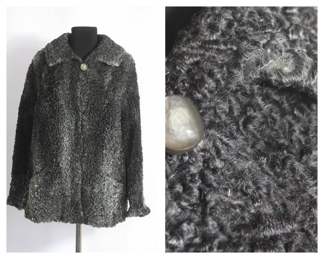 Karakul Lamb Coat Shipskin Jacket Womens Coat Winter Wool Jacket Winter ...