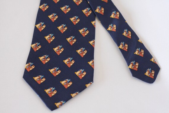 Farm animals tie Farm tie Black tie Silk tie Animal l… - Gem