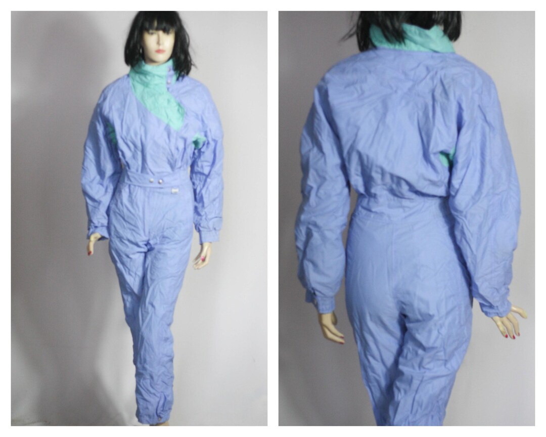 Waterproof Blue Ski Suit Womens Ski Suit Winter Suit Warm Suit Snow ...