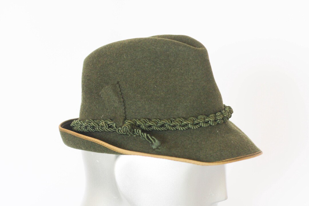 Oktoberfest German Hat Bavarian Hat Men's Fedora Size Small Green Hat ...