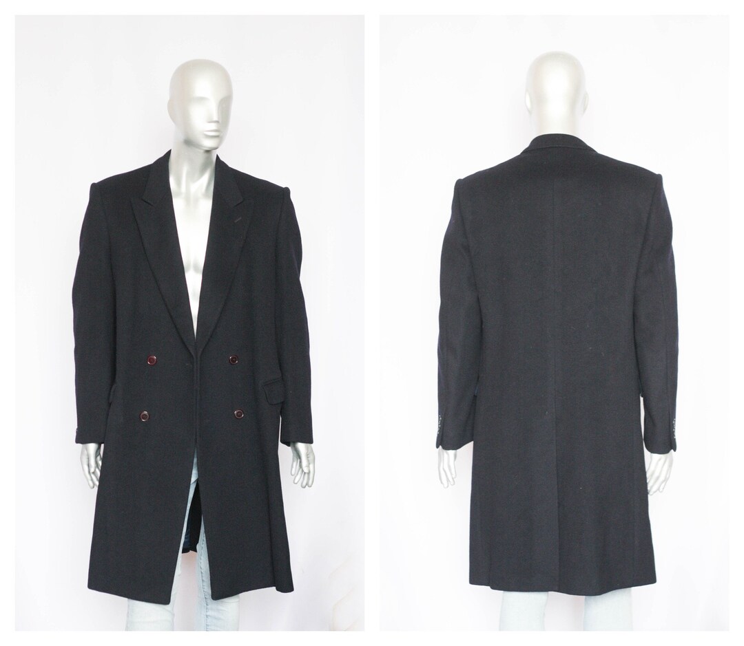 Italian Wool Coat Men's Coat Luxury Coat Classic Coat Overcoat Warm ...