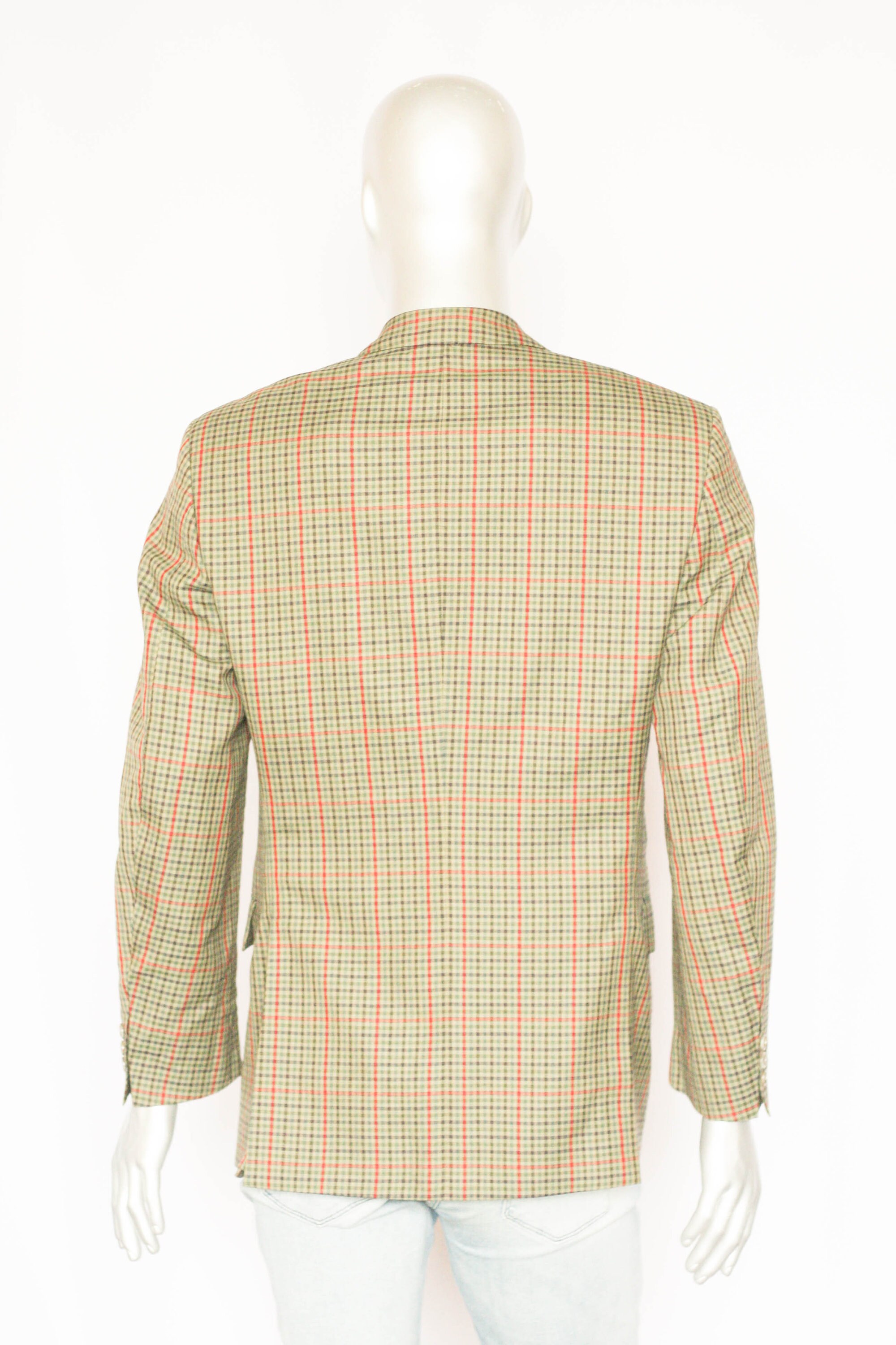 Checkered Blazer Wool Blazer Mens Blazer Vintage Blazer Suit Jacket ...
