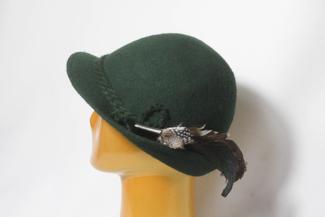 Oktoberfest German Hat Bavarian Hat Men's Fedora Size Small 55 Green ...