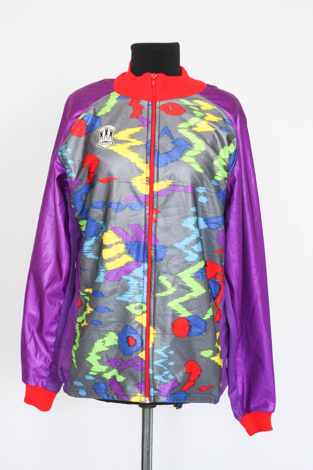 Vintage Spanish Cycling Jacket Mens Windbreaker Bicycle Jacket Track ...