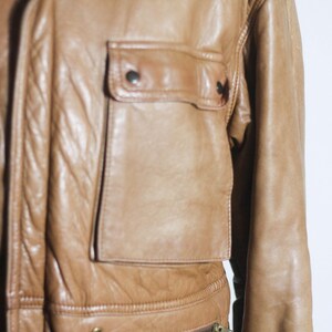 Vintage Smooth Leather Jacket Mens Jacket Leather Jacket Genuine ...