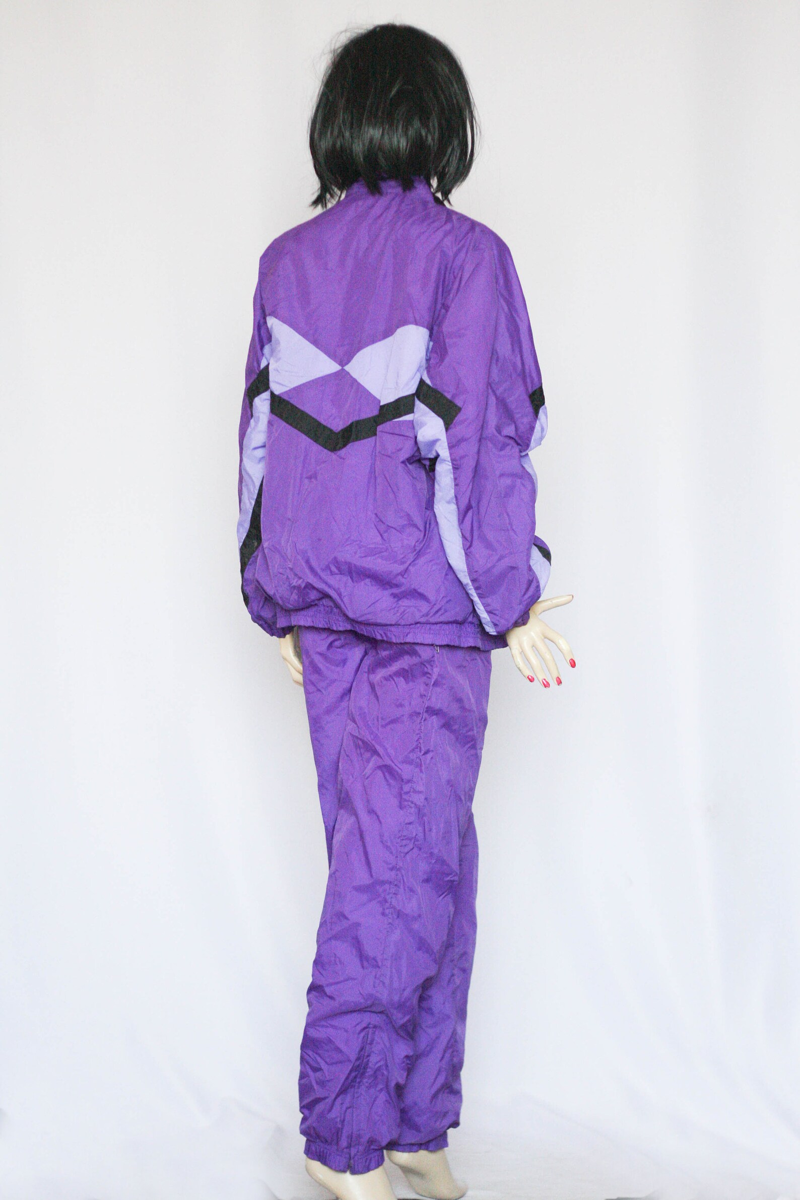 Vintage Track Suit Womens Sport Suit Purple Suit Ladies - Etsy