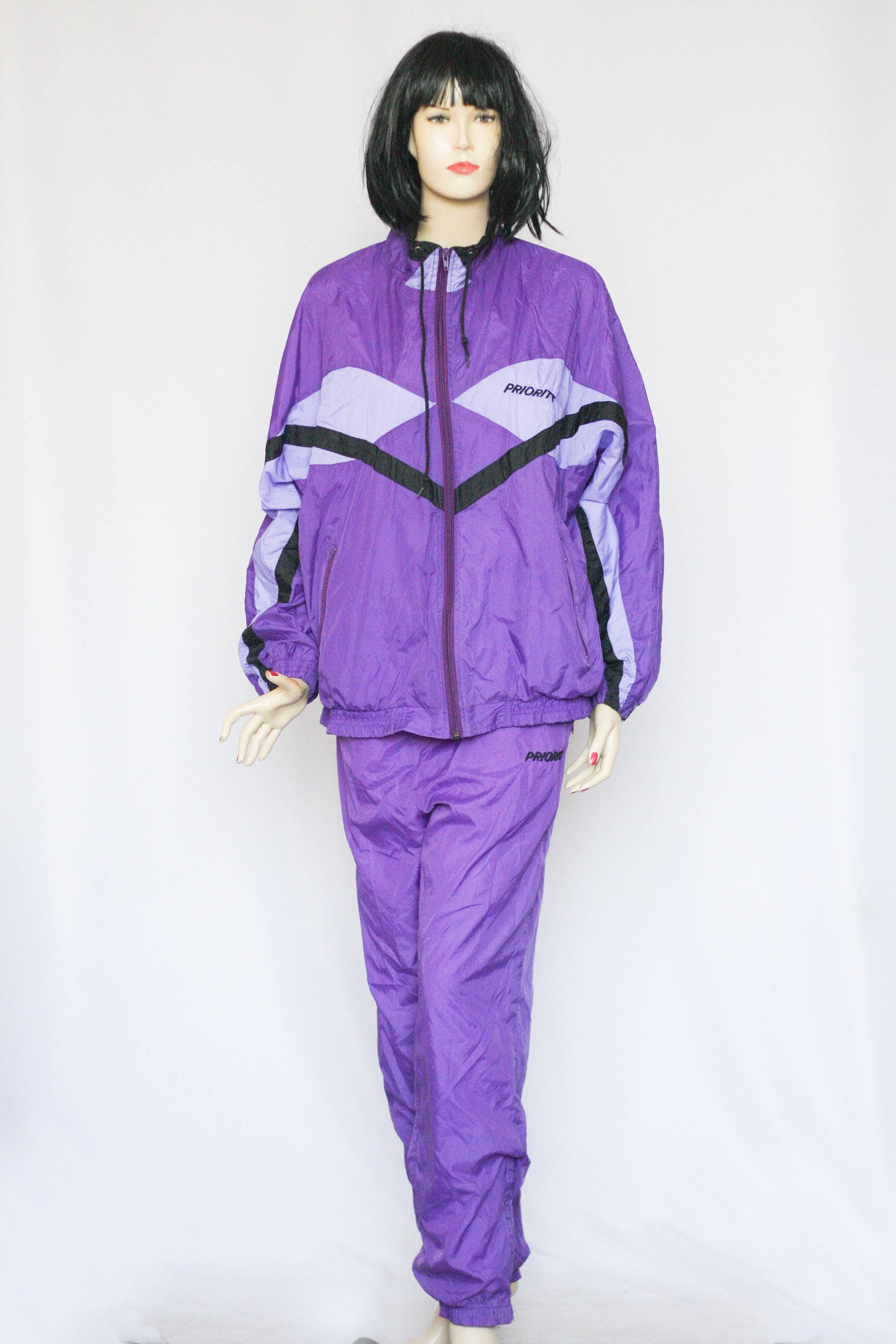 Vintage Track Suit Womens Sport Suit Purple Suit Ladies - Etsy