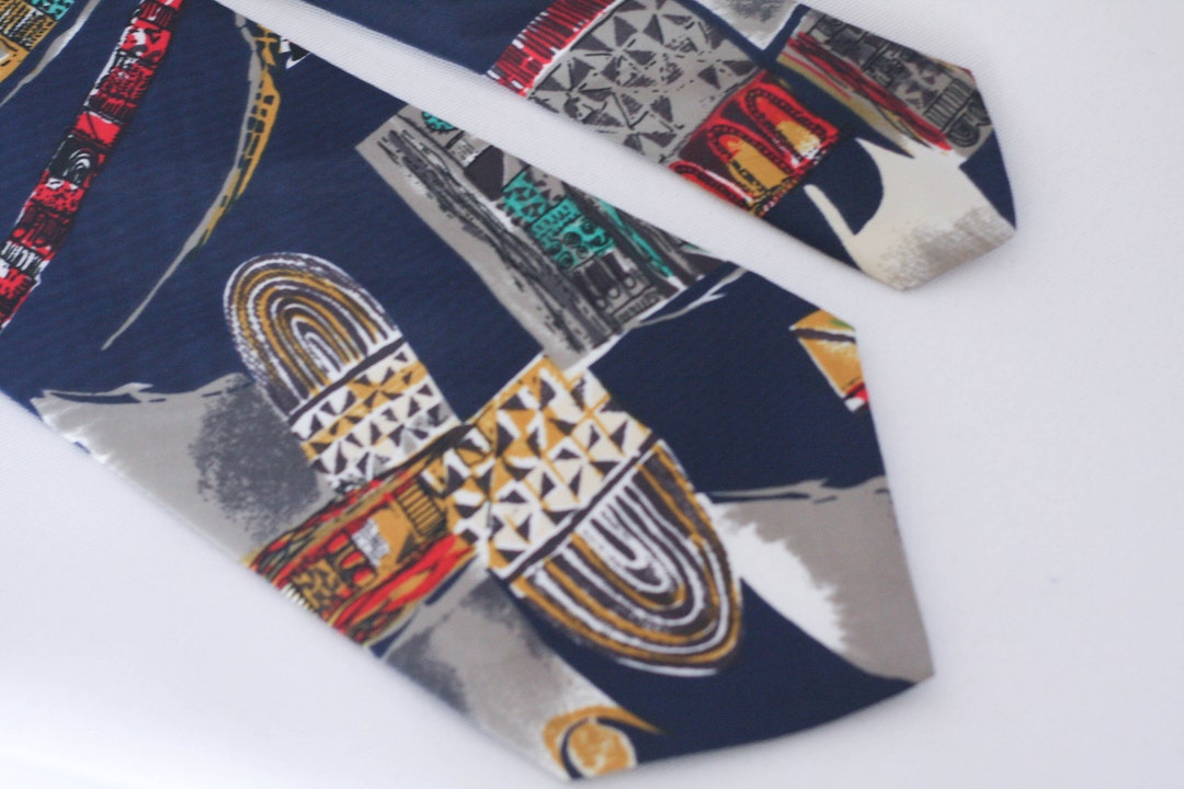 Abstract Tie Watercolour Tie Mens Tie Colorful Necktie Collectible Tie ...