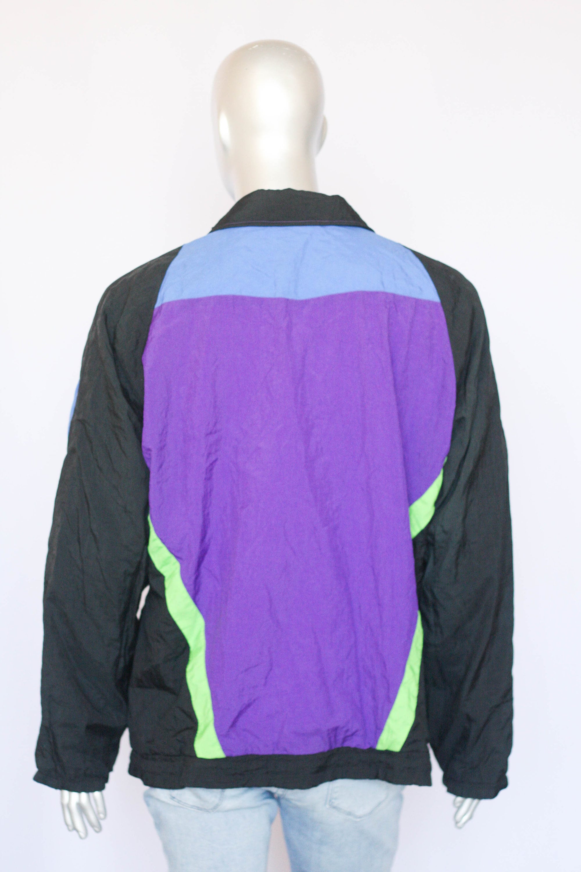Purple Jacket Vintage Windbreaker 90s Windbreaker Shell Jacket - Etsy
