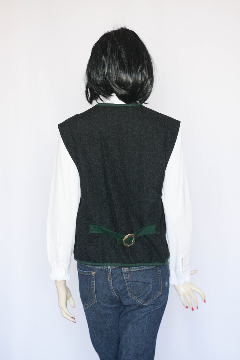 Vintage National Vest Wool Vest German Vest Alpine Vest - Etsy
