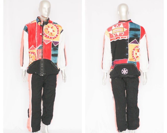 Unisex Track Suit Womens Sport Suit Abstract Suit Mens Windbreaker ...