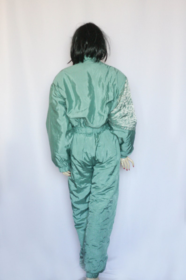 Vintage Turquoise Suit Ski Siut Womens Suit Snow Suit Winter - Etsy