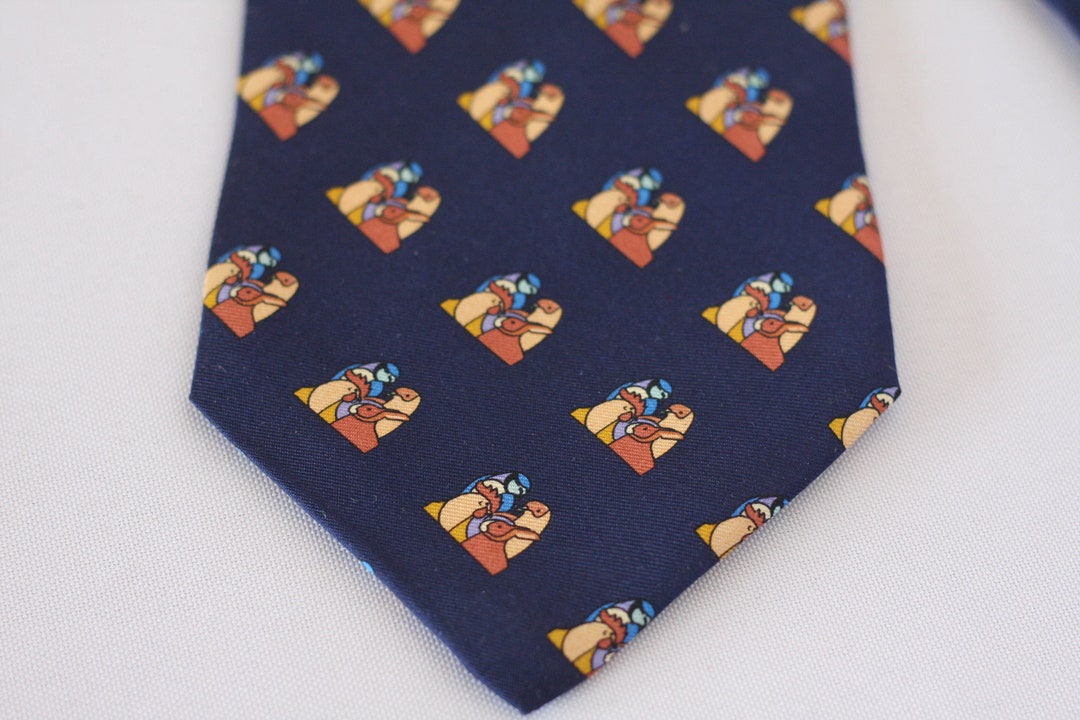 Farm Animals Tie Farm Tie Black Tie Silk Tie Animal Lover Tie ...