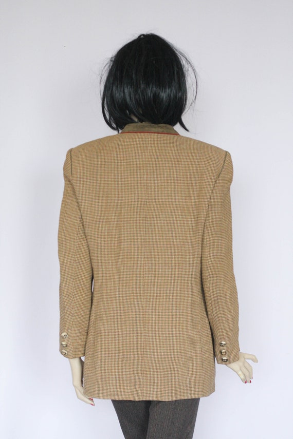 100% linen German blazer Oktoberfest jacket Trachten … - Gem