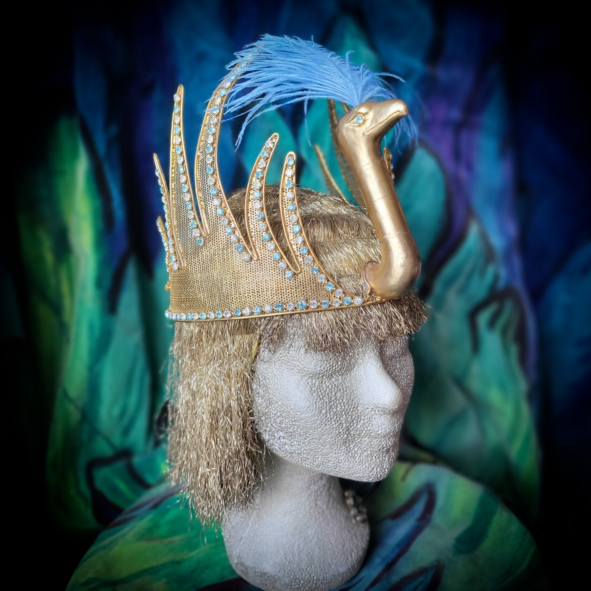 Vintage Showgirl Dancer Burlesque Pinup Folies Bergere Headdress ...