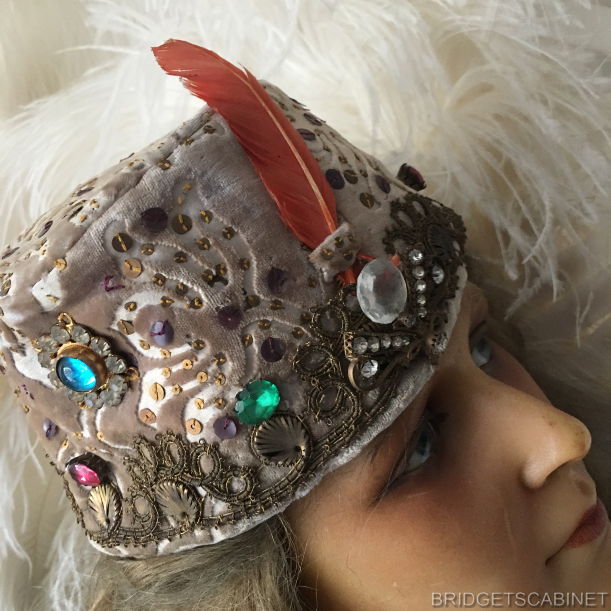 Antique Very Rare French Theatre Hat Costume - Etsy