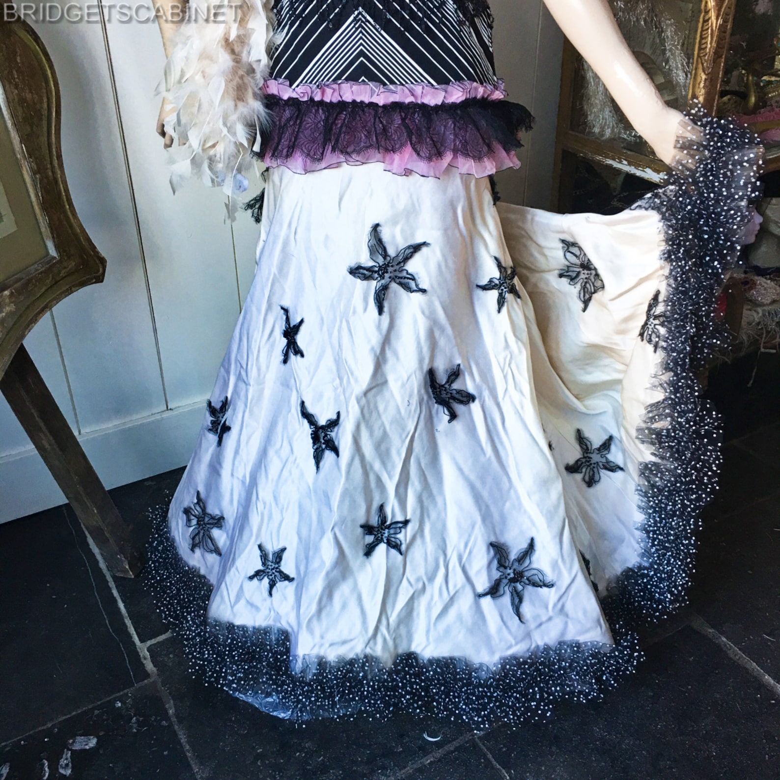 Vintage Folies Bergeres Couture Gown Dress Costume Theater Cabaret - Etsy