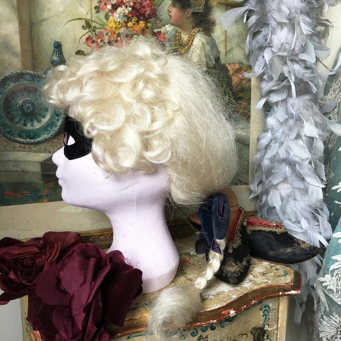 Antique French "yak" Opera Theater Stage Wig Barber Shop - Etsy