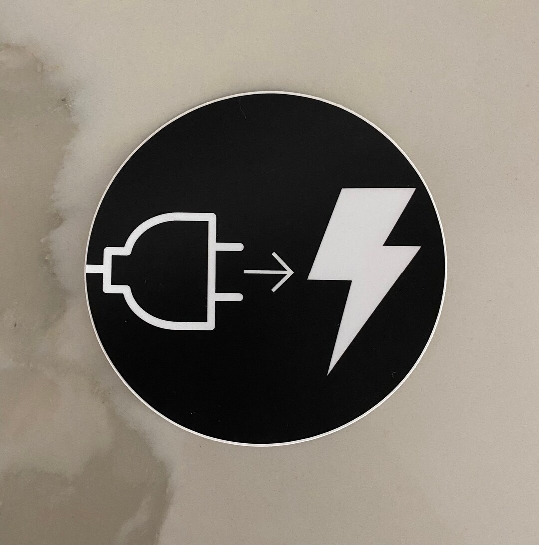 Plug to Charge Electric Vehicle Car Bumper Sticker Vinyl Decal - Etsy