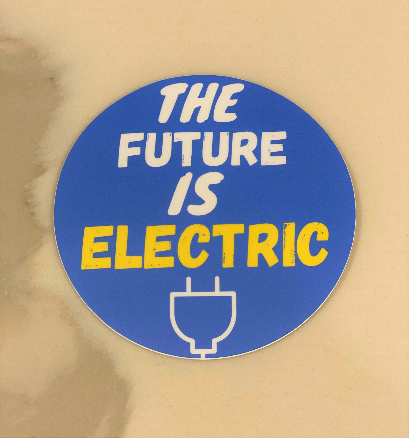 Future is Electric Vinyl Decal EV Electric Car Bumper Sticker - Etsy