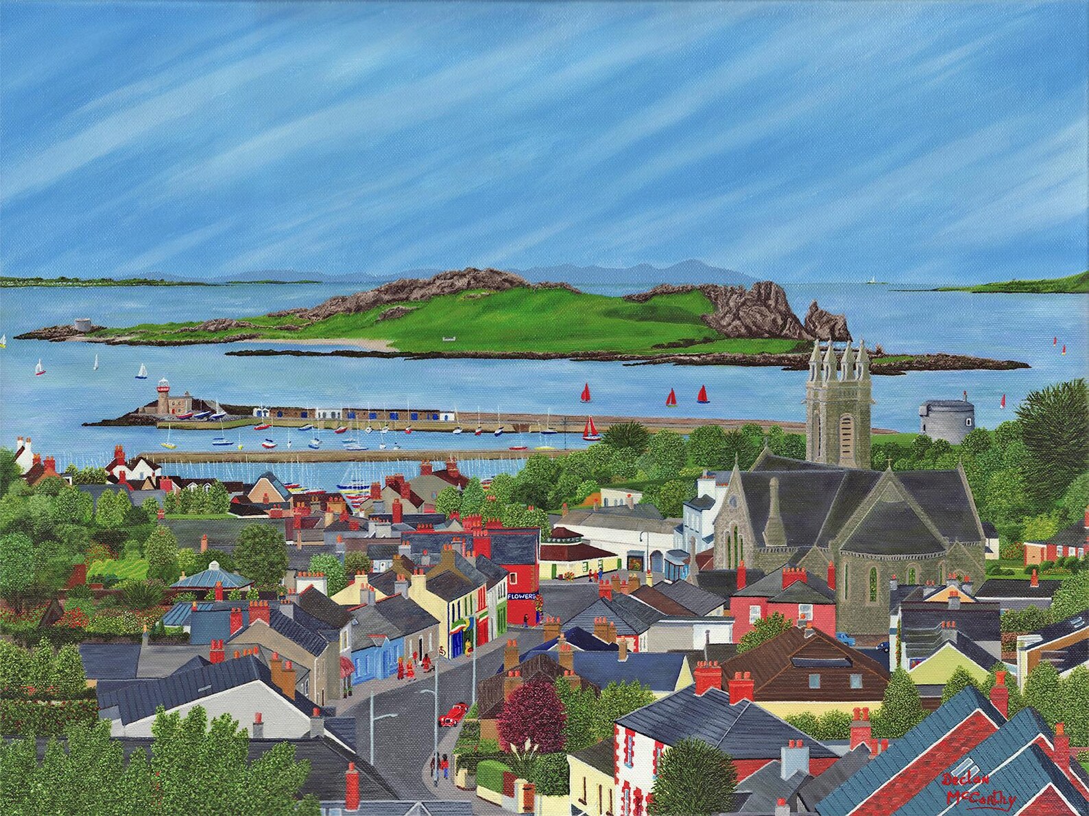 Main Street, Howth 8x6 - Etsy