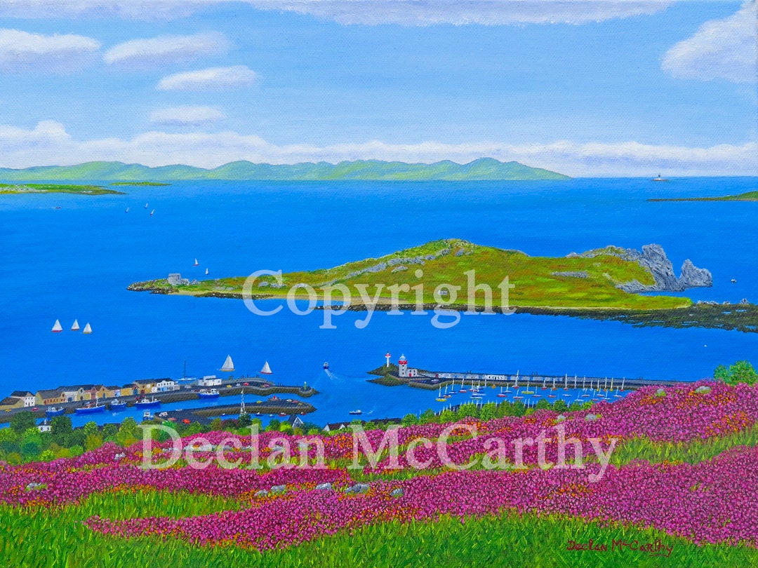 View From the Ben of Howth 24x18 - Etsy