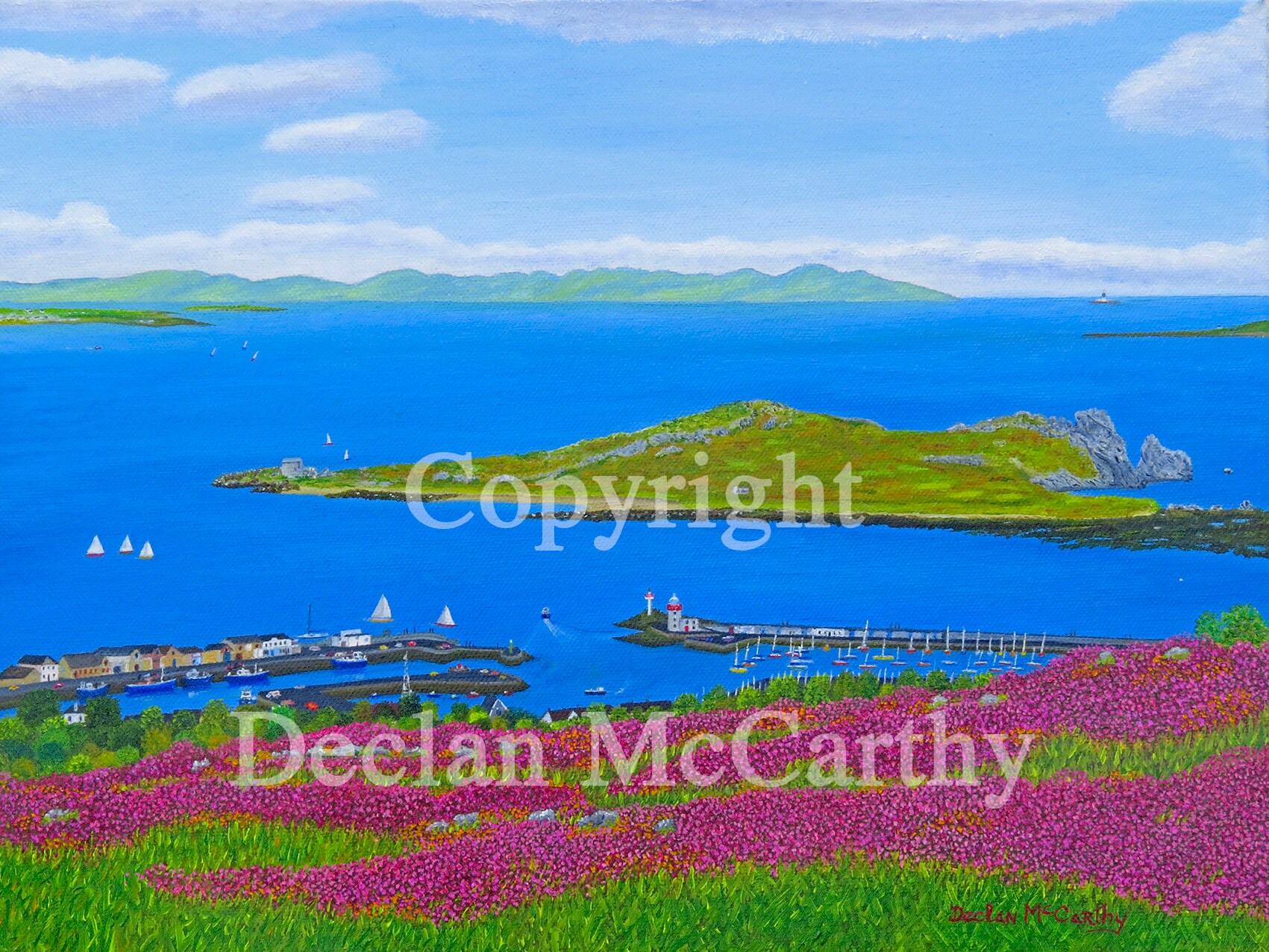 Vista desde el Ben Of Howth 8x6 - Etsy España