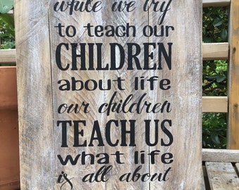 Wood signs sayings | Etsy