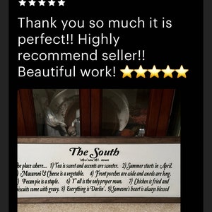 The South | Painted Wood Sign | Modern Farmhouse Sign | Wood Sign ...