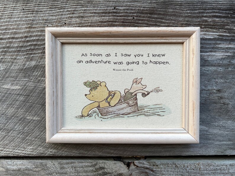 Winnie the Pooh Sign as Soon as I Saw You Pooh Nursery - Etsy