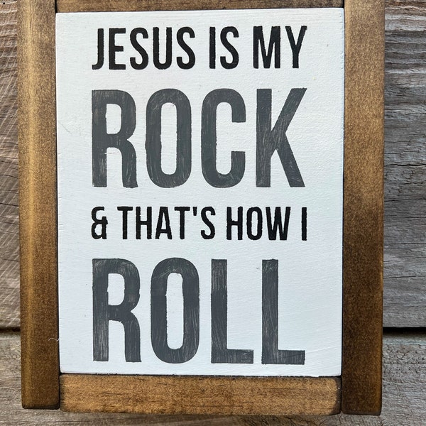 Jesus is My Rock - Etsy
