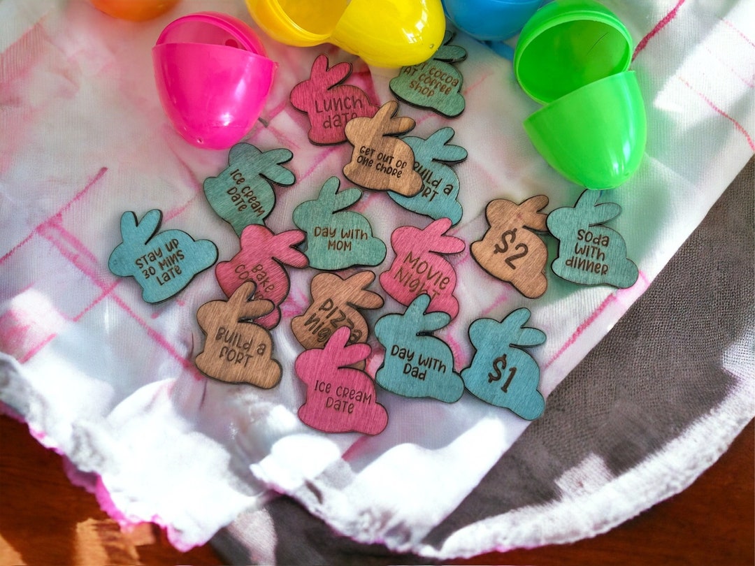 Custom Easter Egg Hunt Tokens, Egg Hunt Tokens, Easter Eggs, Easter ...