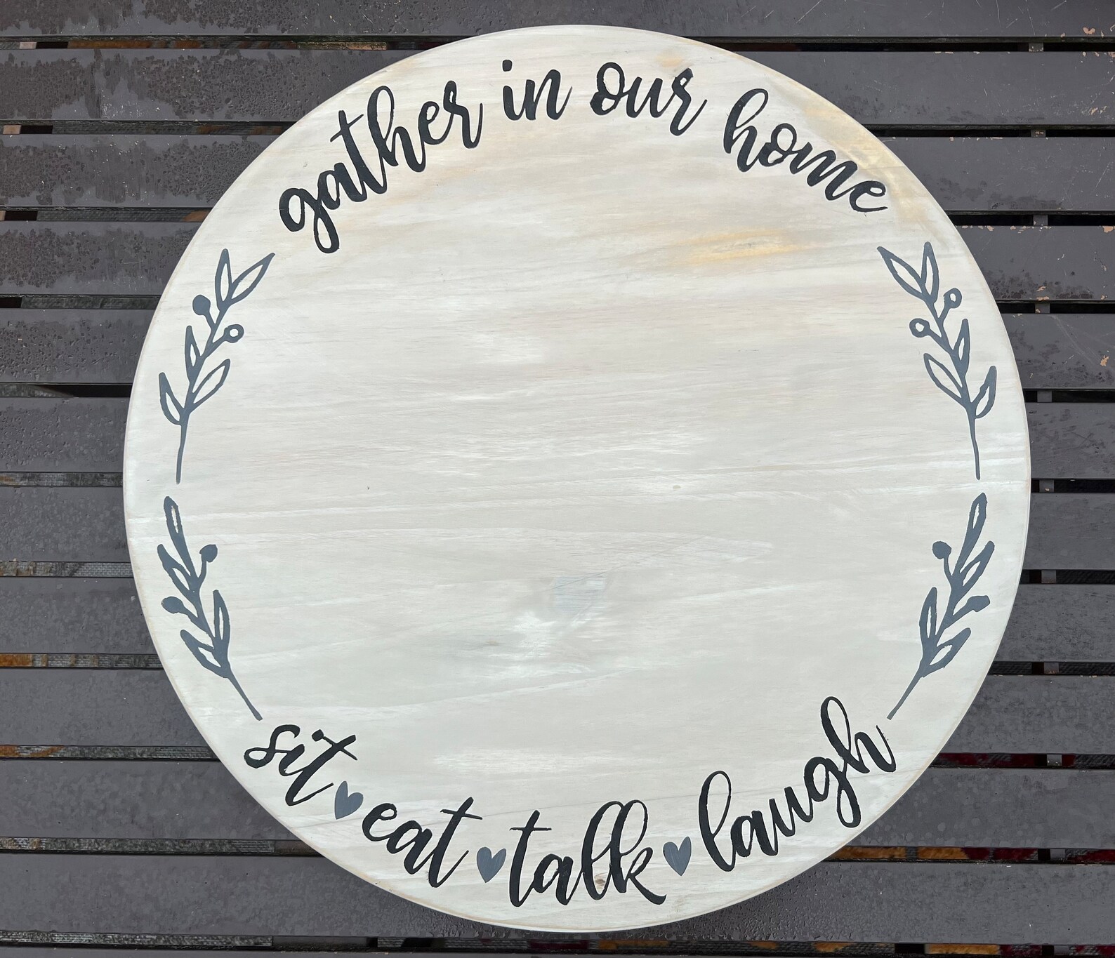 Lazy Susan Gift for Mom From Daughter, Gather in Our Home, Lazy Susan ...