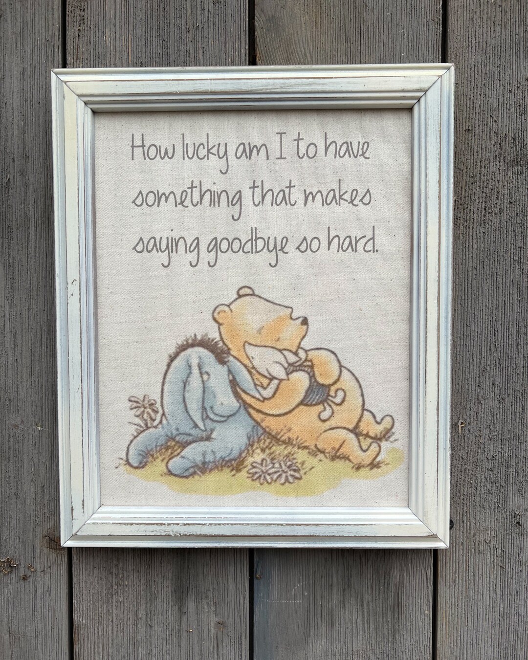Classic Pooh, How Lucky Am I, Framed Wall Art, Winnie Baby Shower, Baby ...